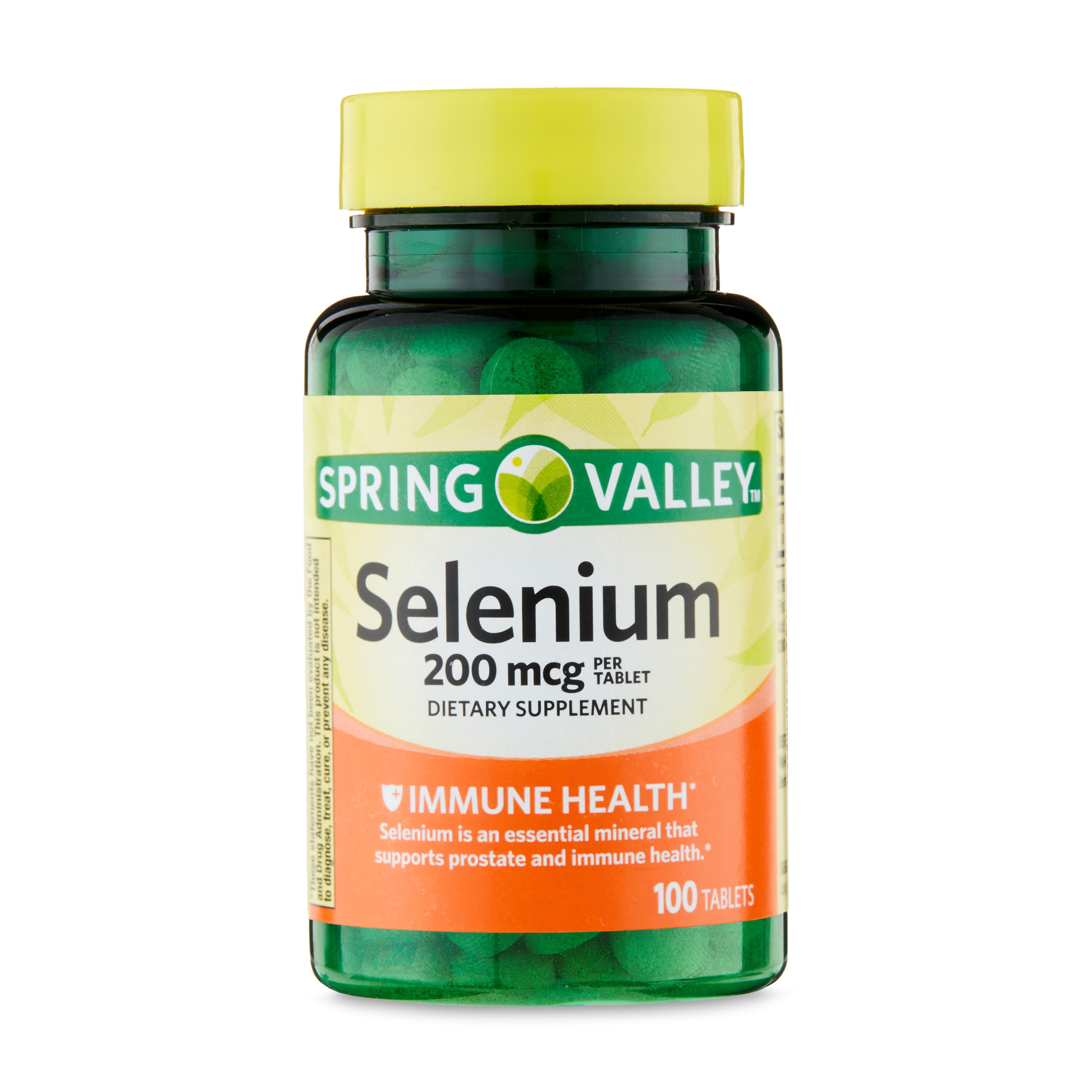 (3 pack) Spring Valley Selenium Immune Health Dietary Supplement ...