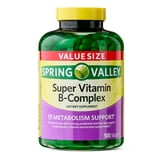 Spring Valley Super Vitamin B-Complex Dietary Supplement Tablets for ...