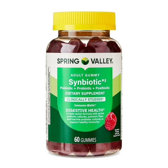 Spring Valley Synbiotic Vegetarian Gummies for Digestive Health ...