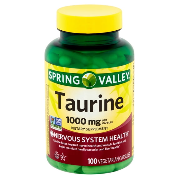 Spring Valley Taurine, 1000mg 100ct - Walmart.com