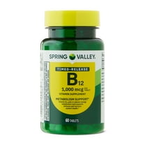 Puritans Pride Vitamin B-12 1000 Mcg, Energy Support, Heart Health, Nervous System Health, 250 ...