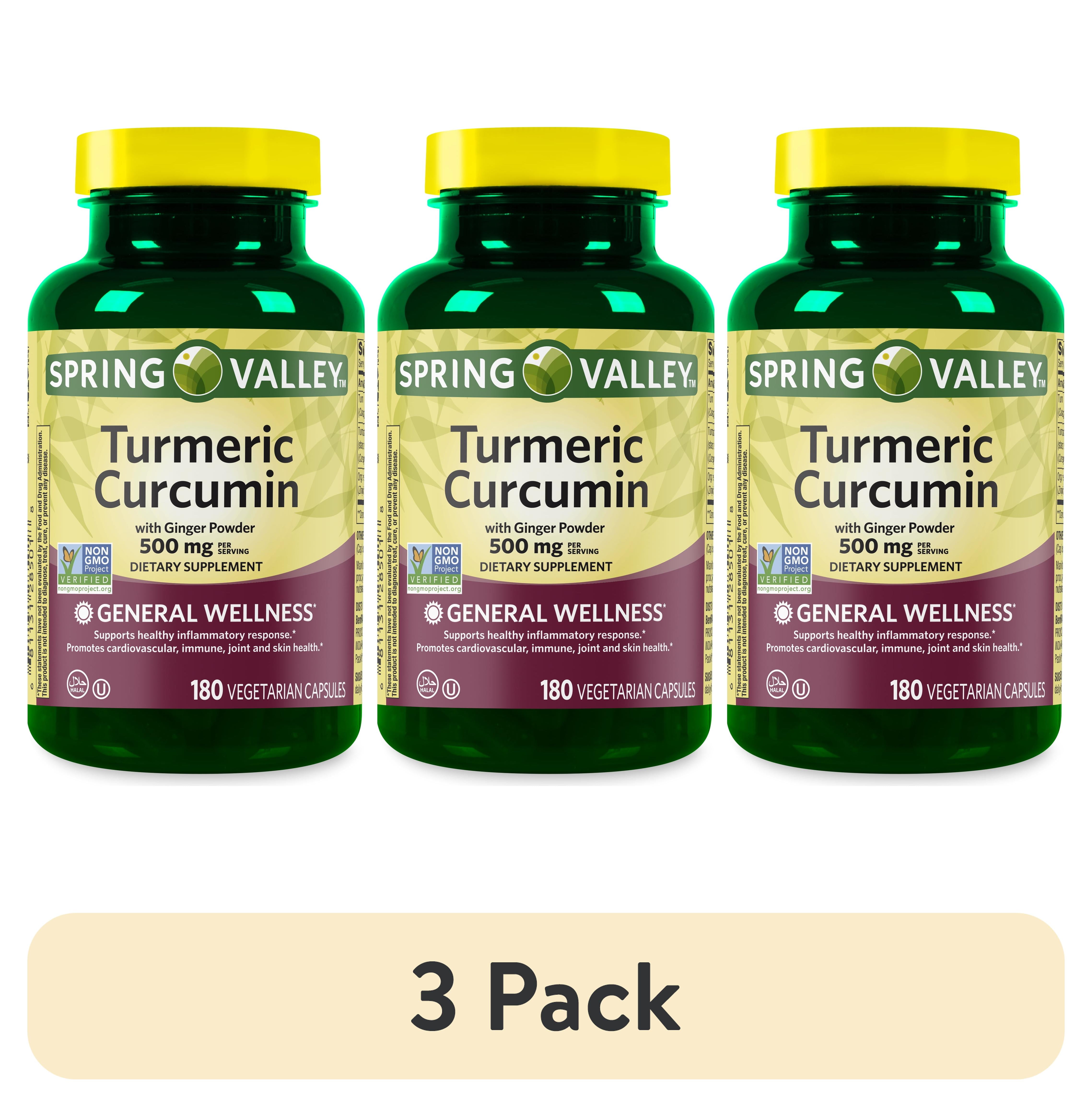 Customer reviews for (3 pack) Spring Valley Turmeric Curcumin with ...