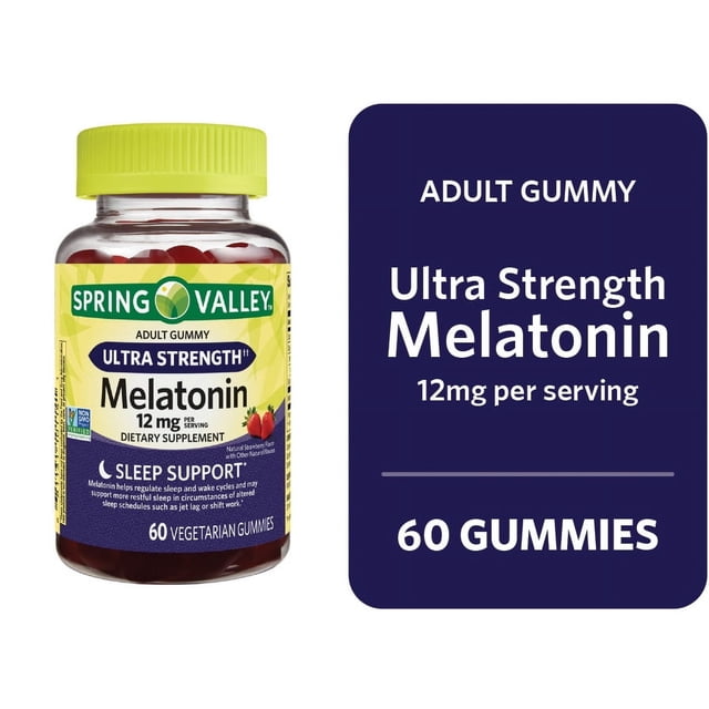 Spring Valley Ultra Strength Melatonin Sleep Support Dietary Supplement ...