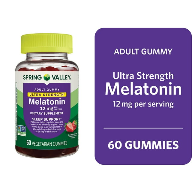 Spring Valley Ultra Strength Melatonin Sleep Support Dietary Supplement ...