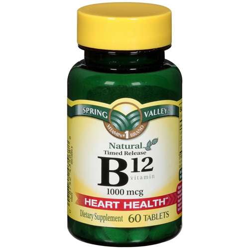 Spring Valley Vitamin B-12 1000 Mg - Walmart.com