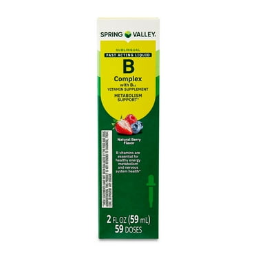 Spring Valley Super Vitamin B-Complex Dietary Supplement Tablets, 250 ...