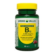 Spring Valley Super Vitamin B-Complex Dietary Supplement Tablets for ...