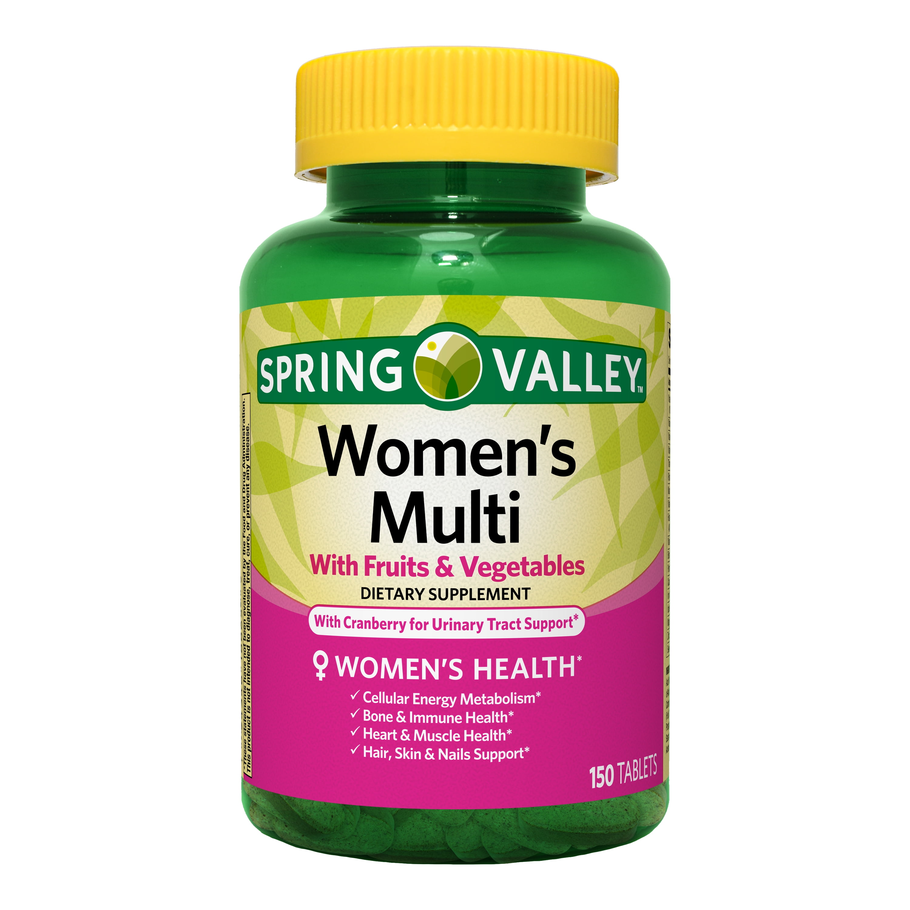 Spring Valley Women's Multi Tablets, 150 Count - Walmart.com