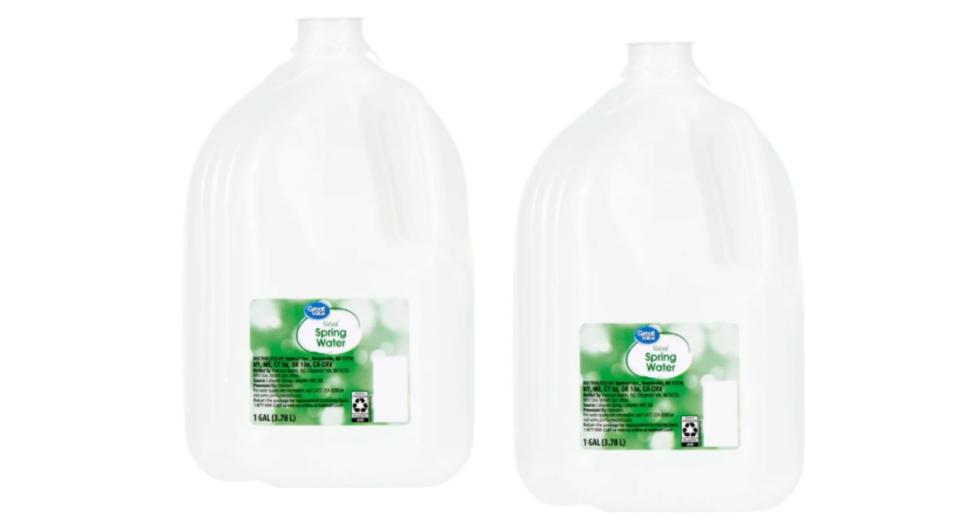 Spring Water (1 Gallon)- 2 pack - Walmart.com