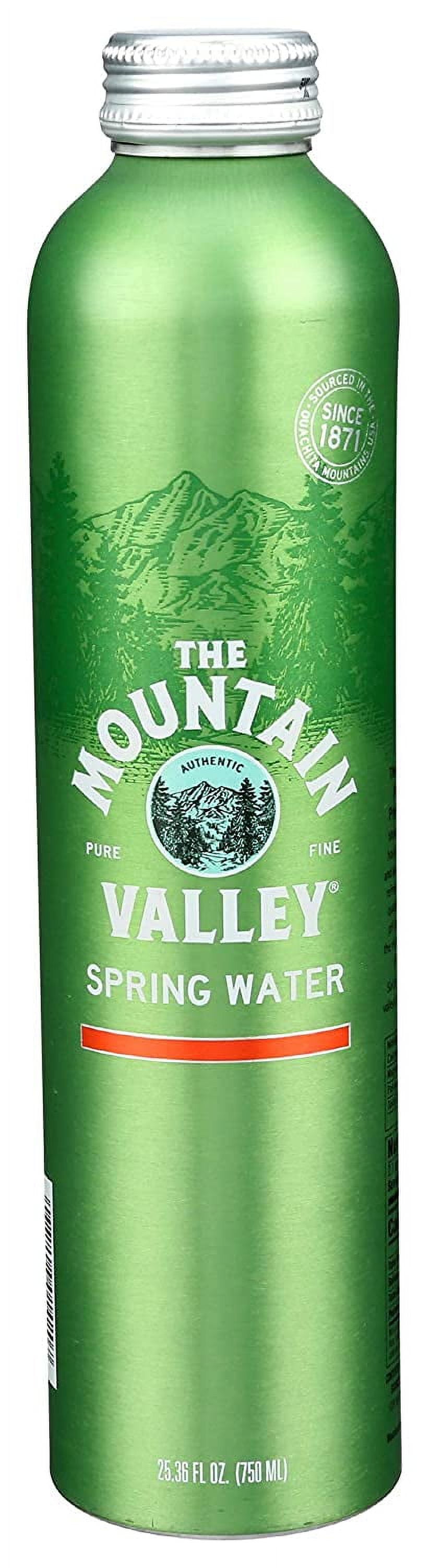 Mountain Valley, Spring Water, Aluminum Bottle, 25.36 ounces, 750ml ...