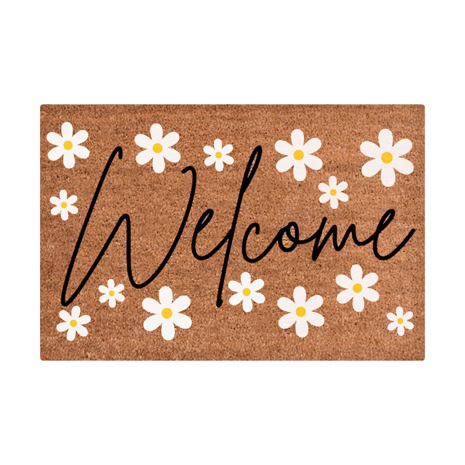 Spring Welcome Door Mat Playful Welcome Doormats Summer Door Mats ...