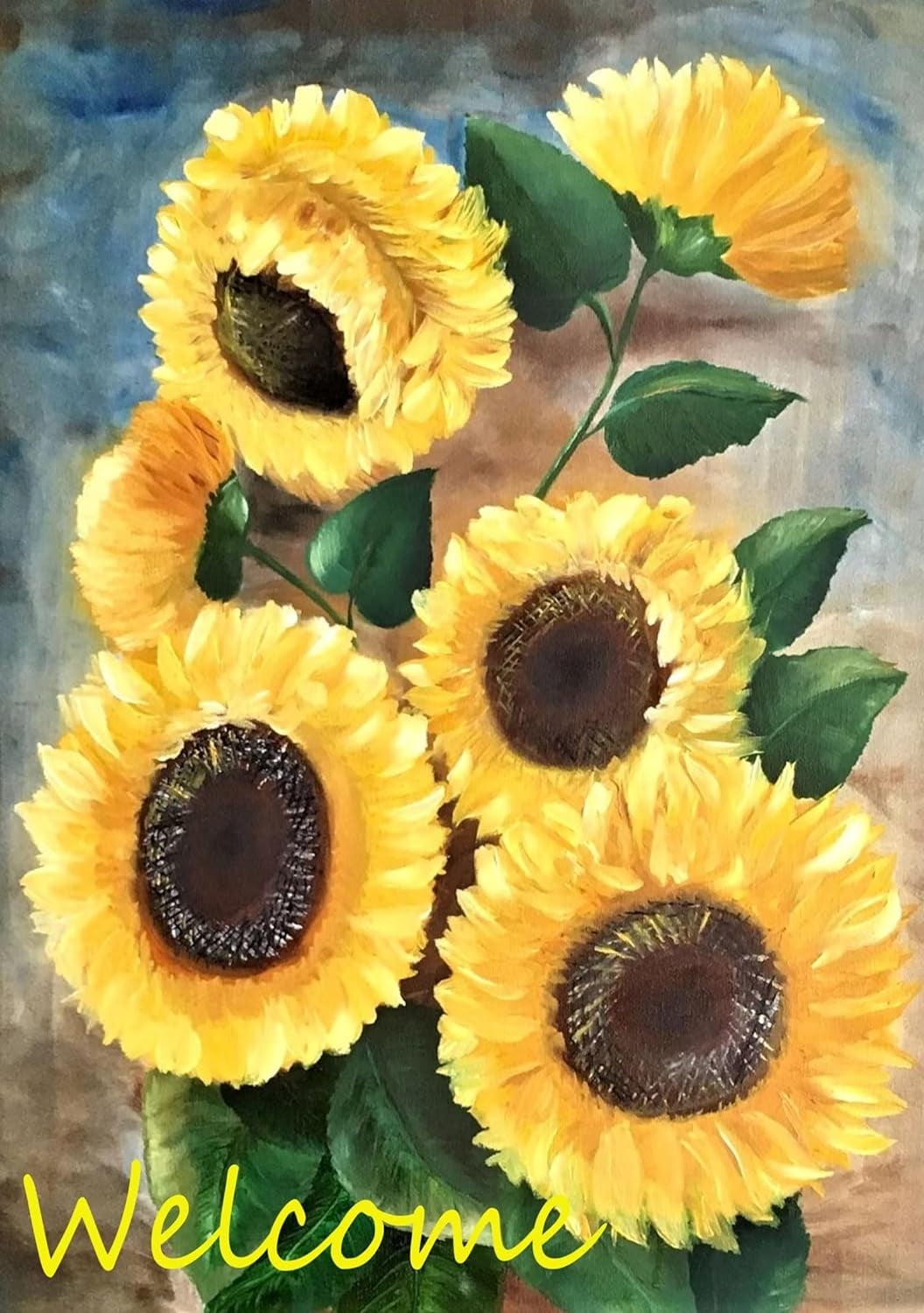 Spring Welcome Sunflower Bouquet 28 x 40 Inch, Spring Summer Flowers ...