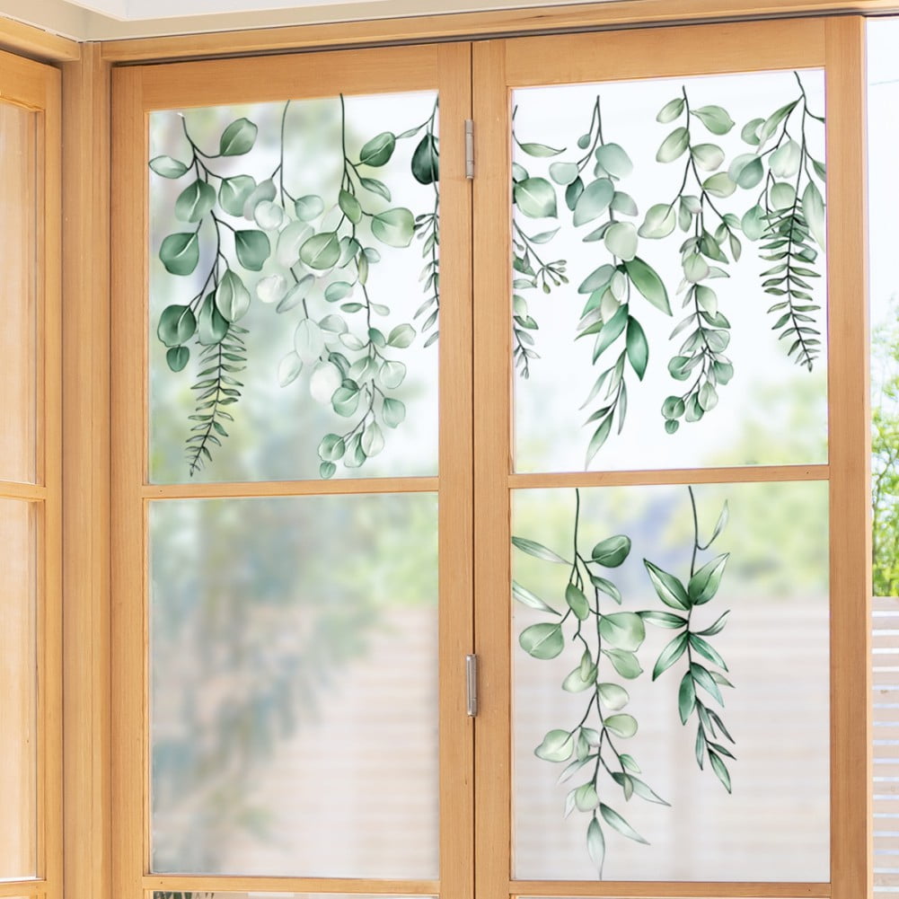 Spring Window Clings Butterfly Flower Window Stickers Anti-Collision ...