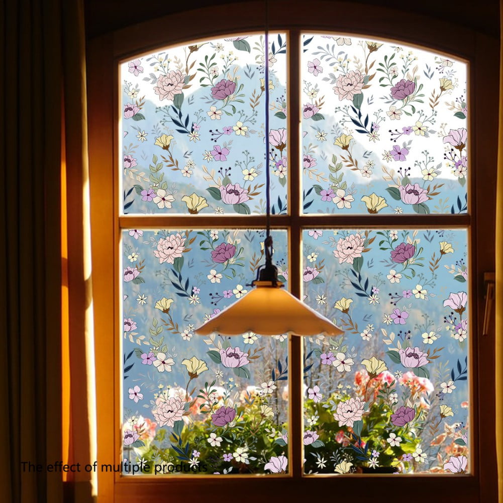 Spring Window Clings Spring Decorations Summer Flower Window Clings ...