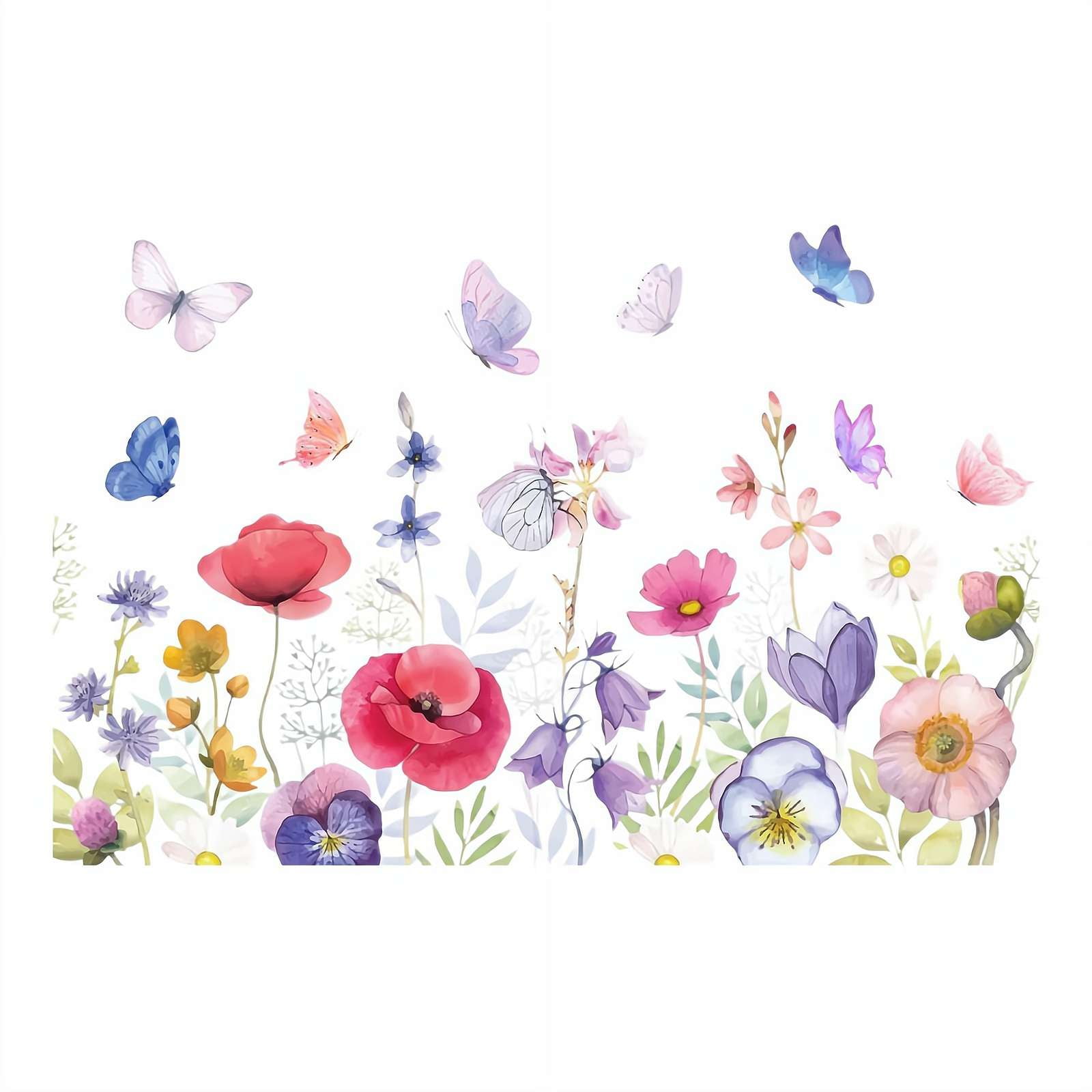 Spring Window Clings for Glass Windows, Flower Window Clings for Glass ...