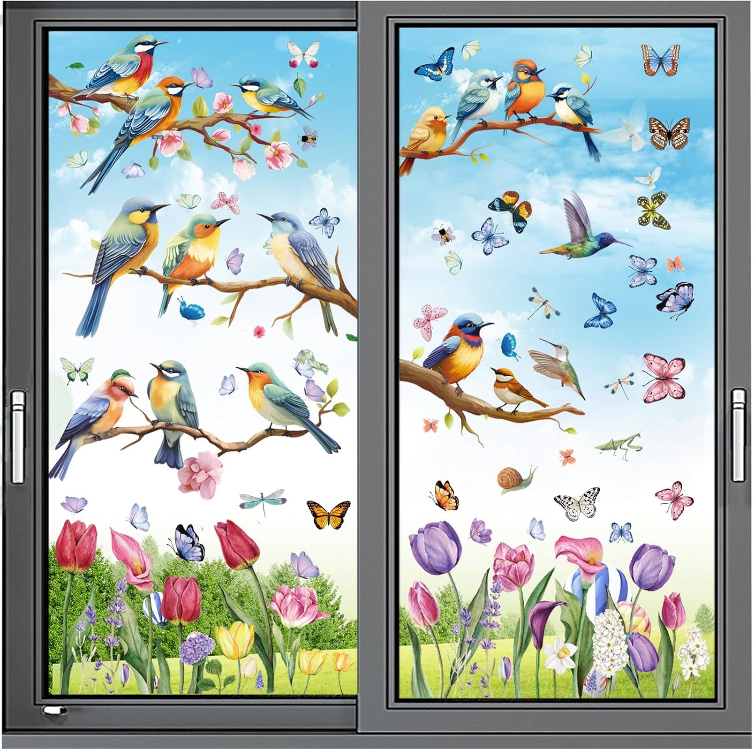 Spring Window Clings Stickers - Enchant Your Glass Windows with 127 ...