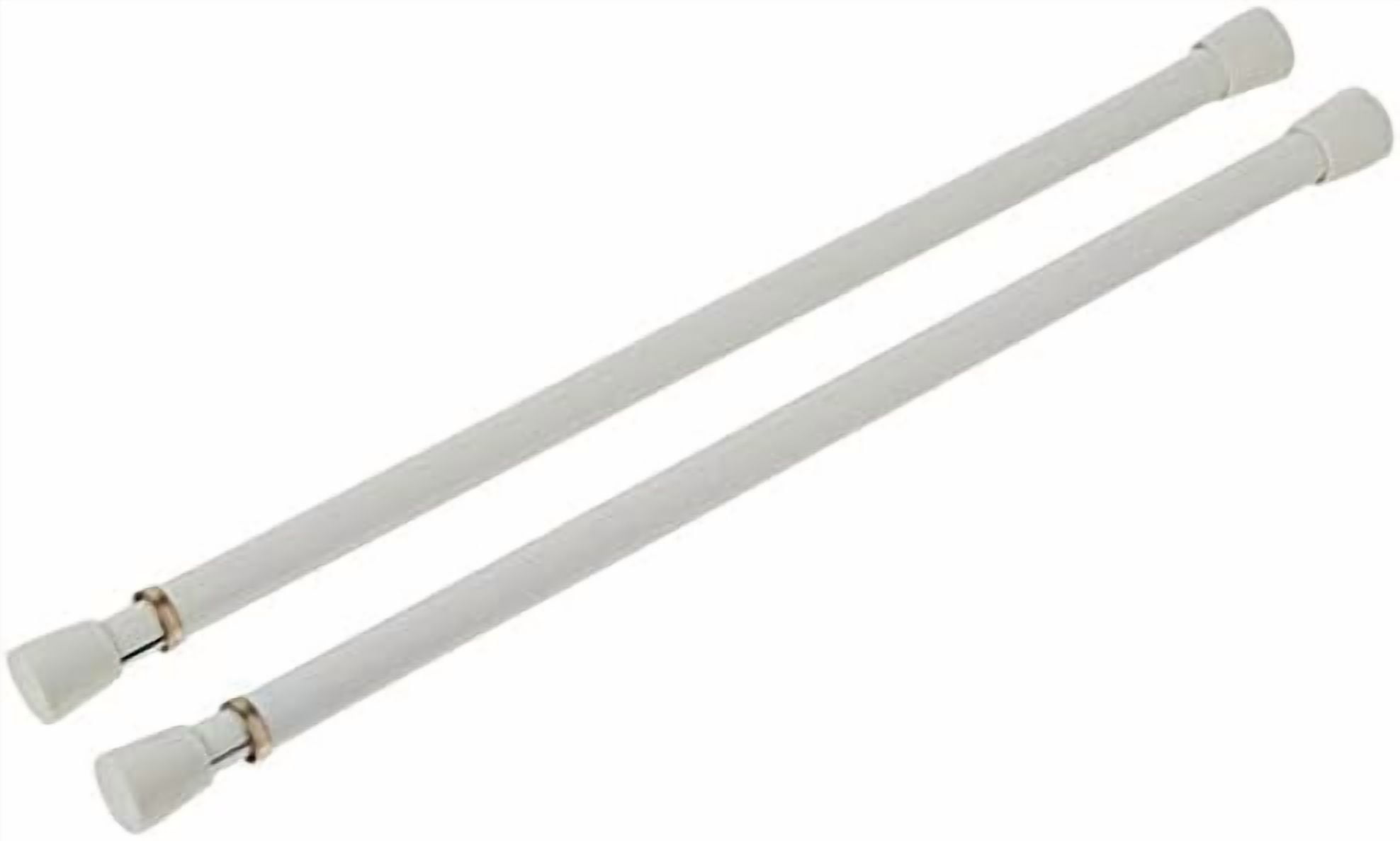 Spring Window Fashions 7/16-Inch Round Spring Tension Rod 11 to 18-Inch ...
