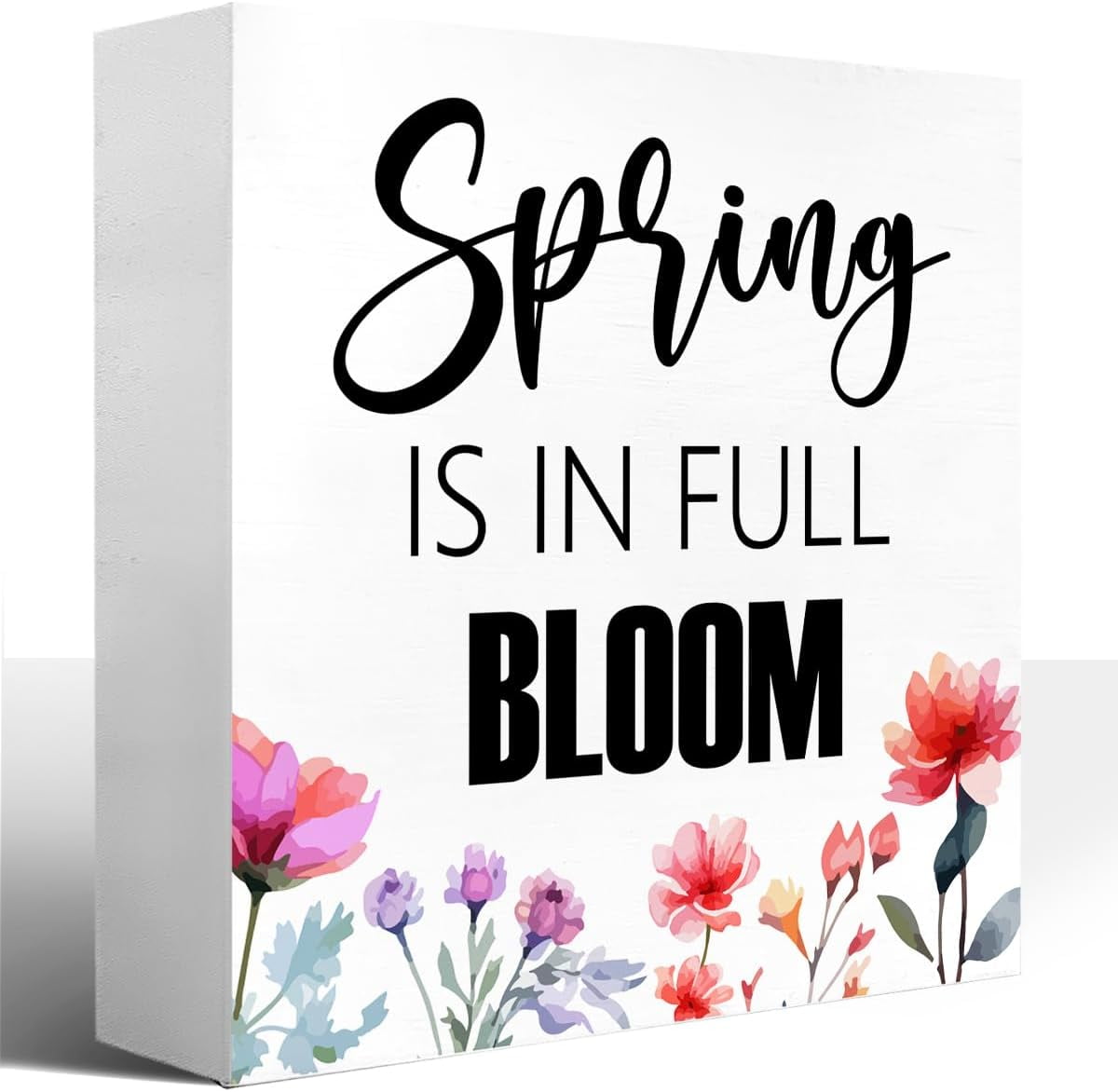 Spring Wooden Block Sign Spring is a Lovely Reminder of How Beautiful ...