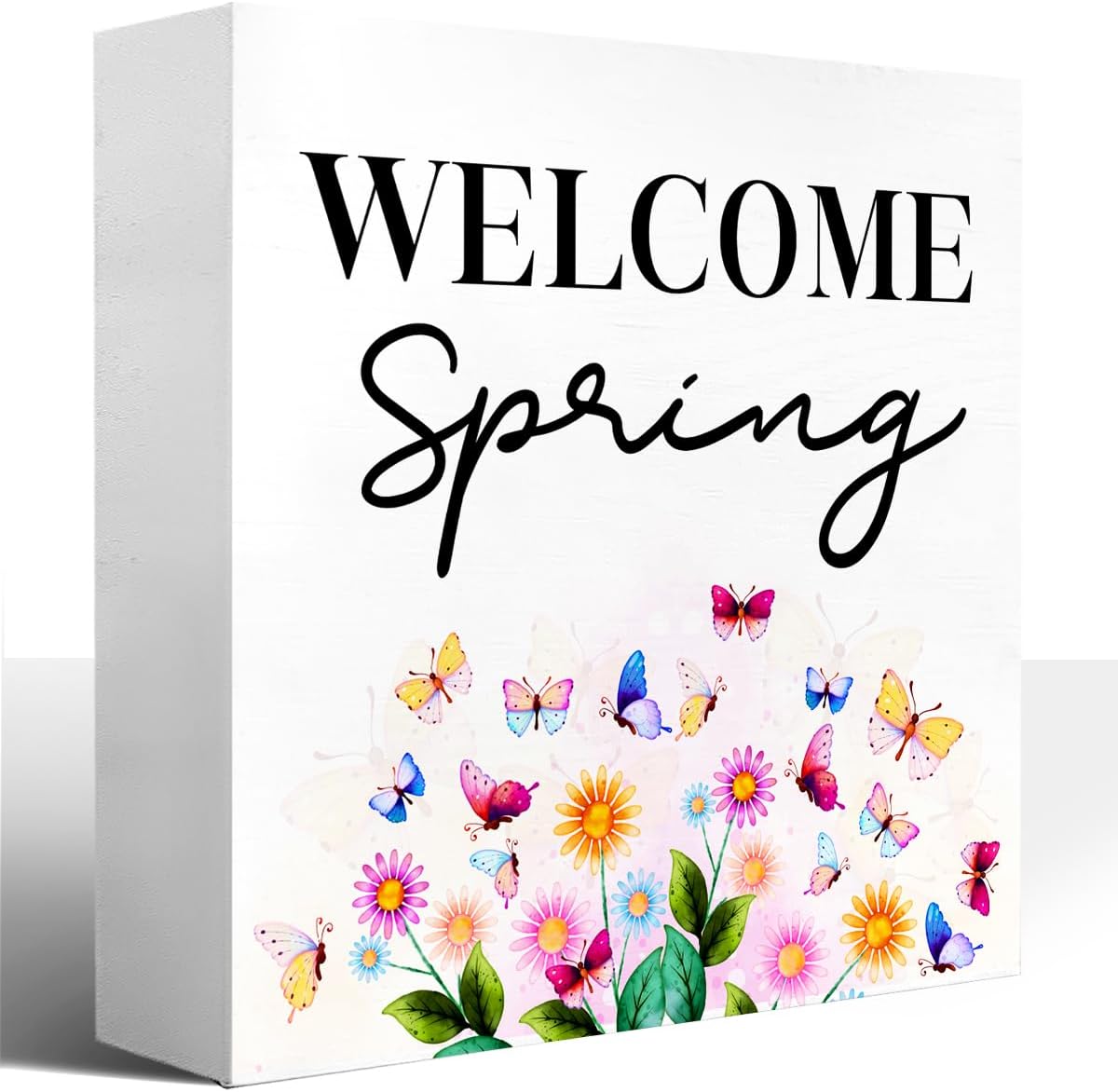 Spring Wooden Block Sign Spring is a Lovely Reminder of How Beautiful ...