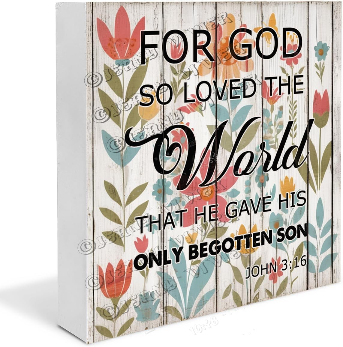 Spring Wooden Box Sign Inspirational Quote Decor Gifts Funny Spring ...