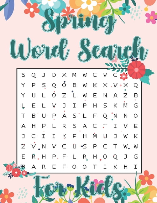 Spring Word Search For Kids - Walmart.com