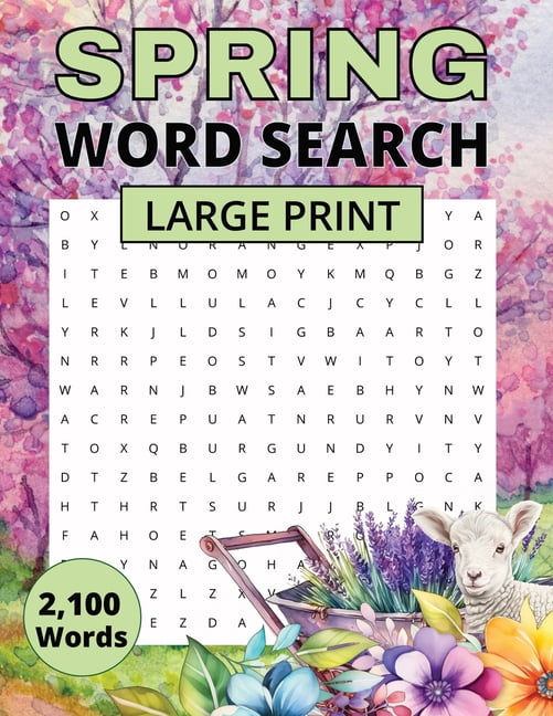 Spring Word Search, (Paperback) - Walmart.com