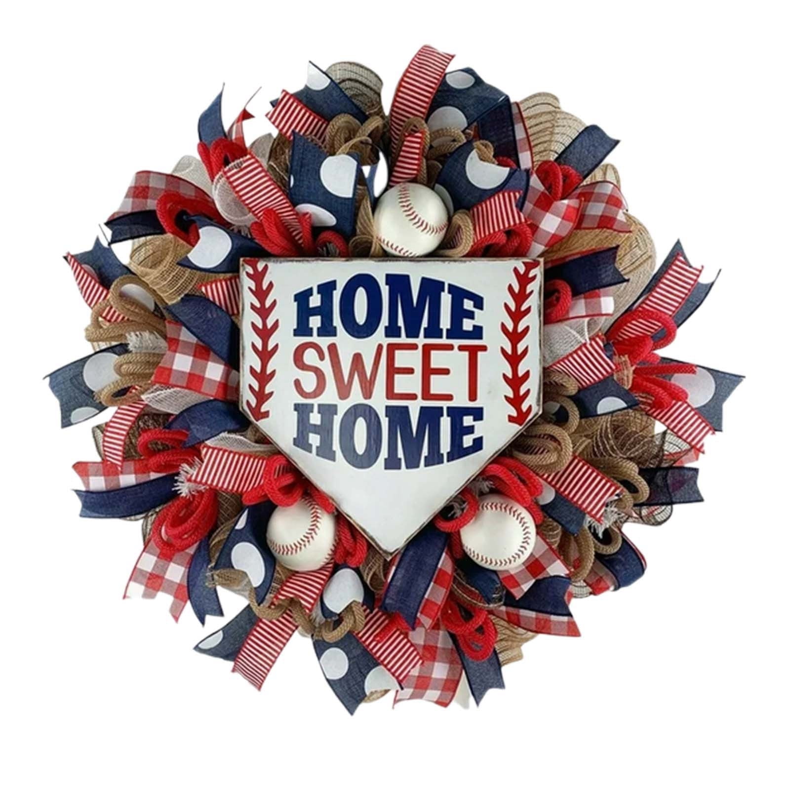 Spring Wreath Independence Day Wreath Rattan Home Decoration Pendant ...