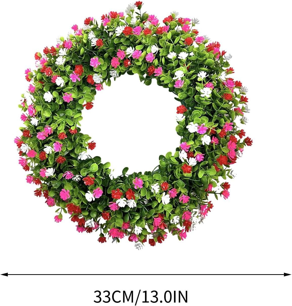 Spring Wreaths For Front Door Flower Wreath Artificial Flower Garland