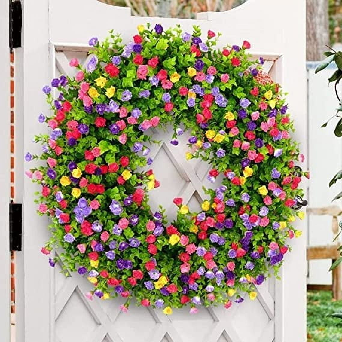 Spring Wreaths for Front Door Spring Decor Summer 12In Eucalyptus ...