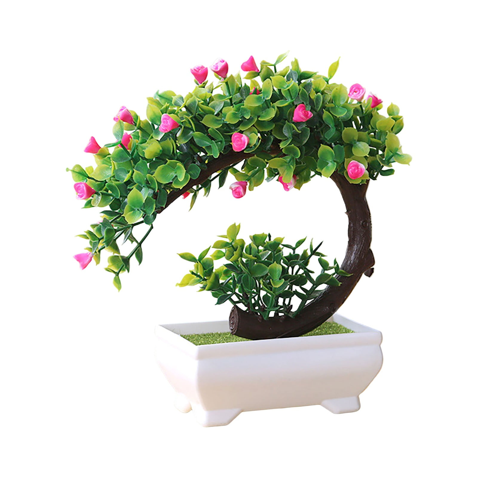 Spring Wreaths For Front Door Wreaths Artificial Bonsai Tree With Pink ...