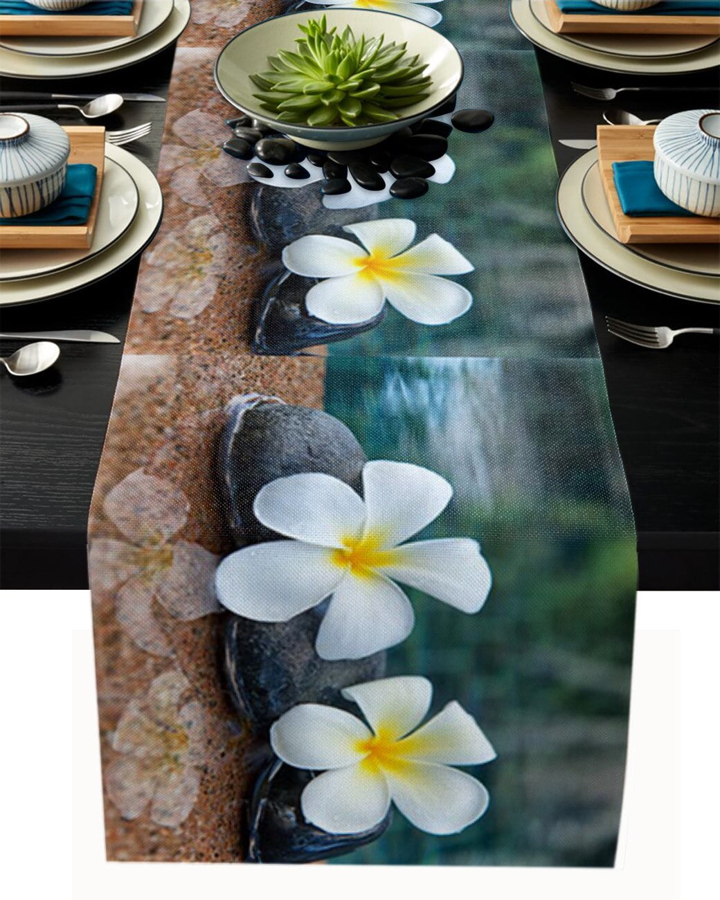 Spring Yellow Table Runner Luxury Home Dining Table Coffee Table ...