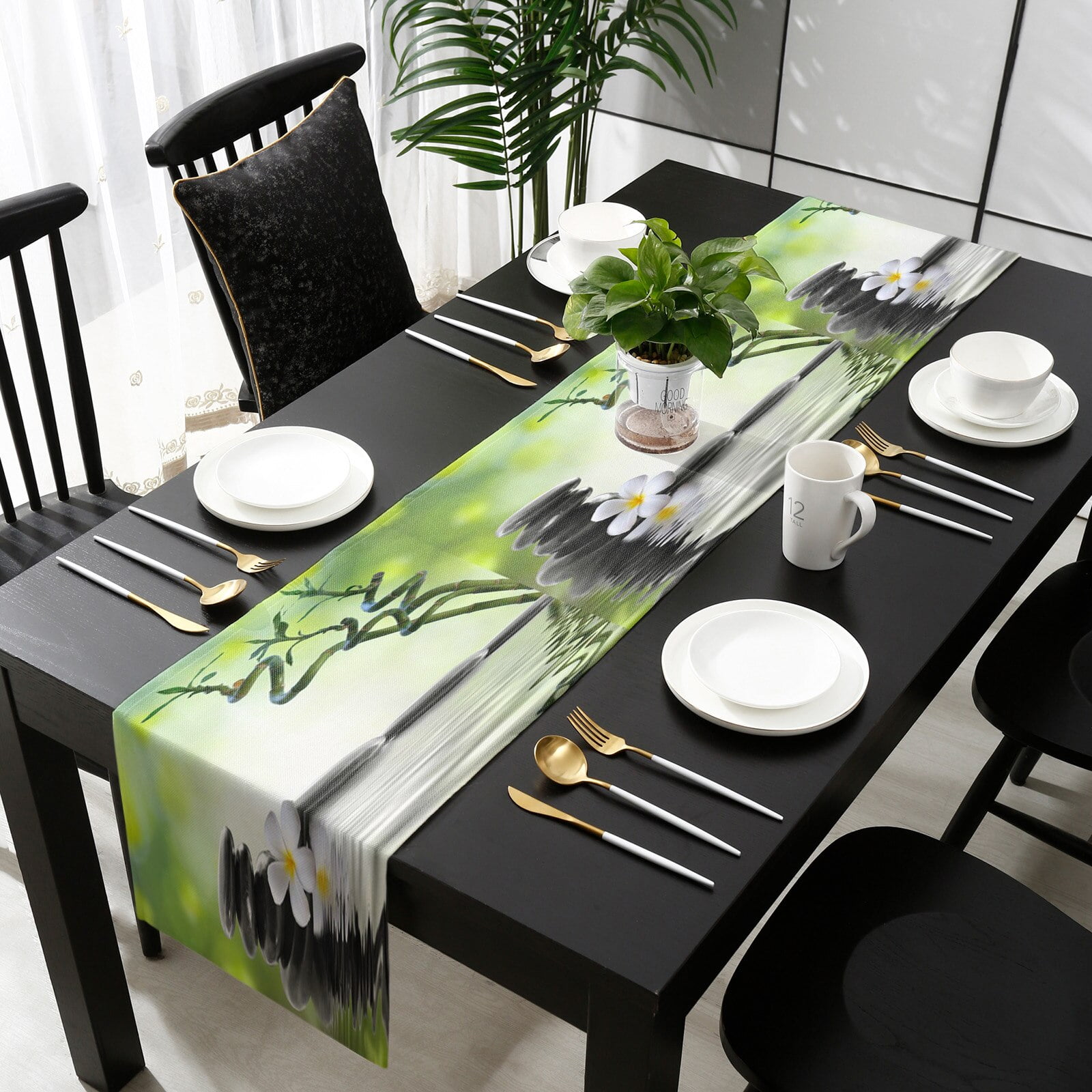 Spring Yellow Table Runner Luxury Home Dining Table Coffee Table ...