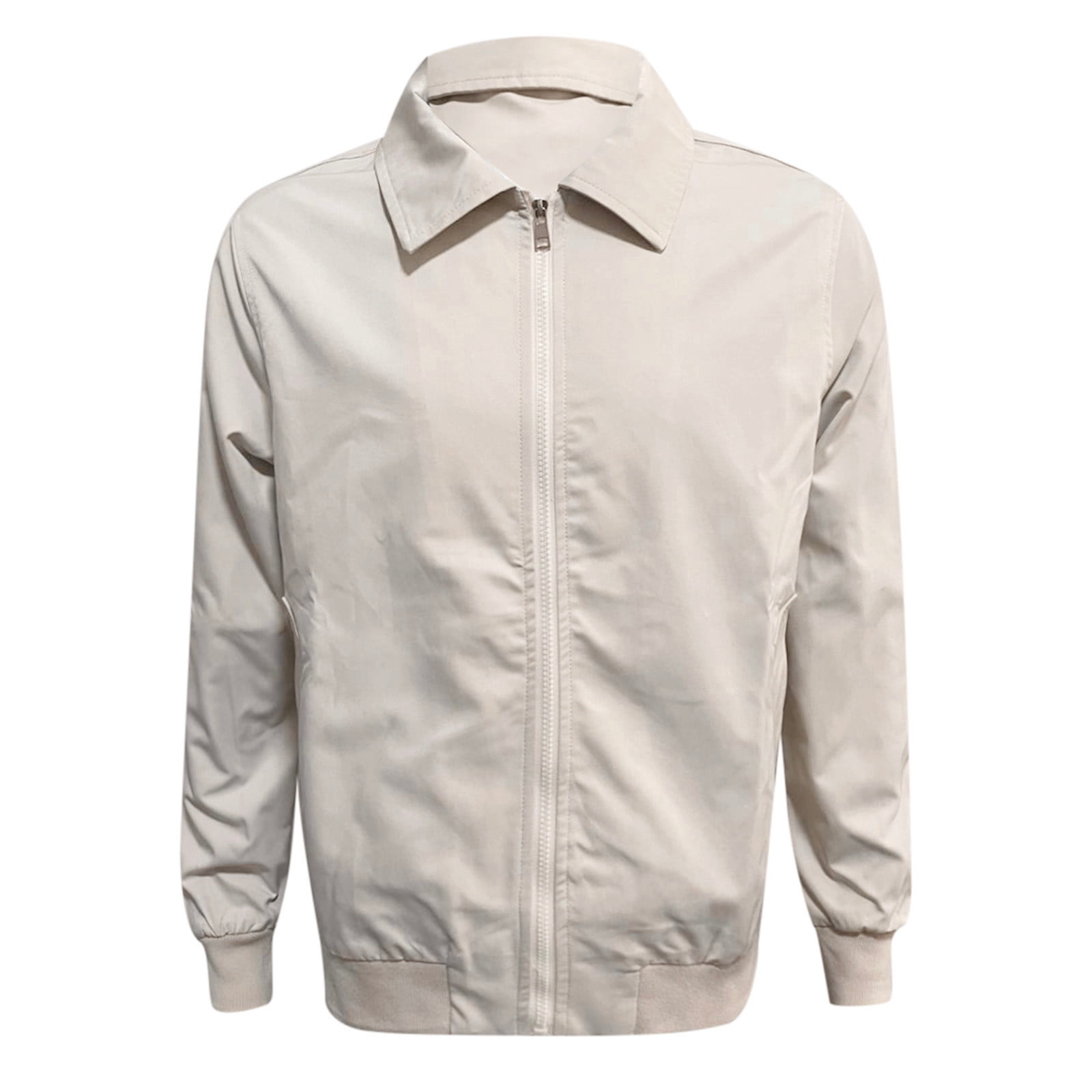 Spring And Fall Models Simple Com Muter Jacket Men's Zipper Lapel ...