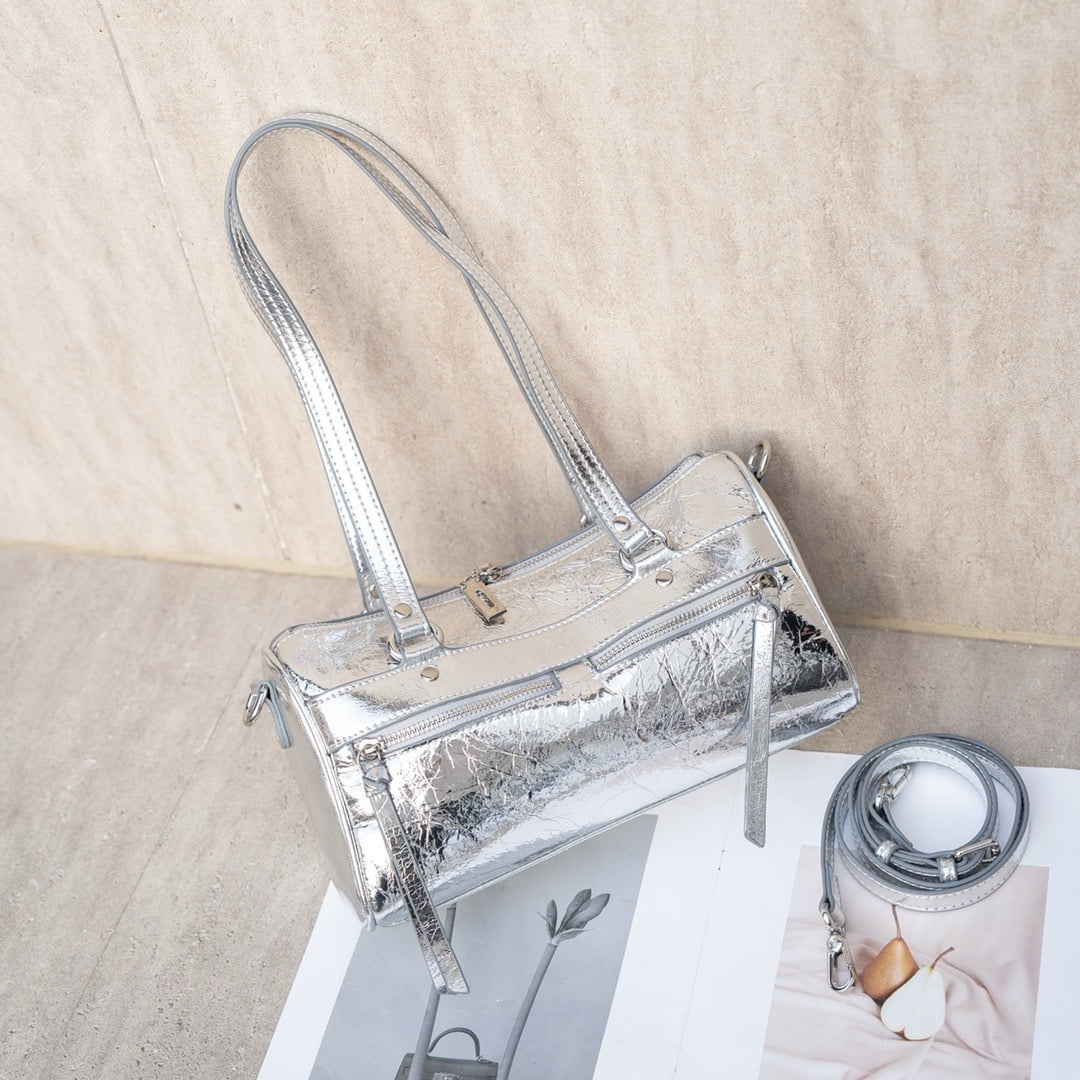 Spring and Summer 2025 Classic Letter Embossed Solid Color Heart-Shaped ...