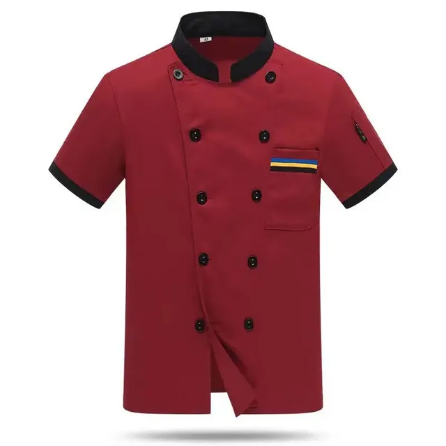 Spring and Summer Chef Clothing Catering Hotel Canteen Kitchen Short ...