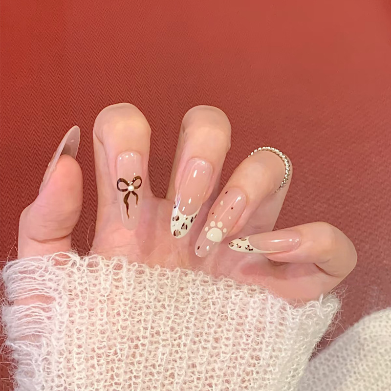 Spring and Summer Hot-Selling Wearable Nail Tips High-End Lace French ...