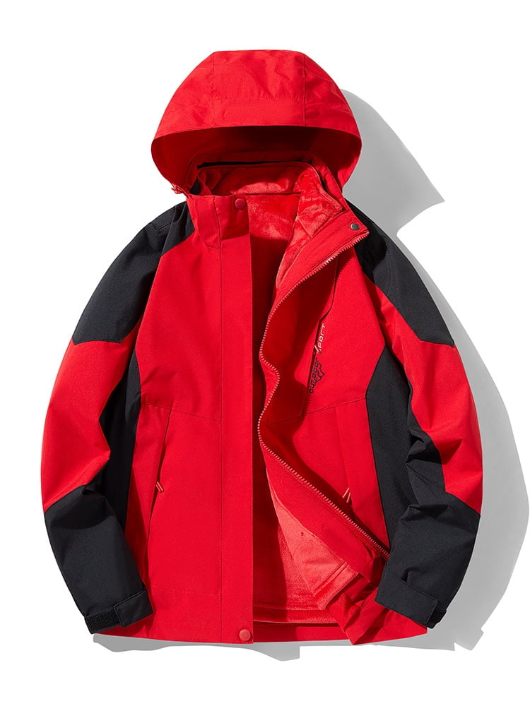 Spring and autumn men's and women's three-in-one detachable two-piece ...