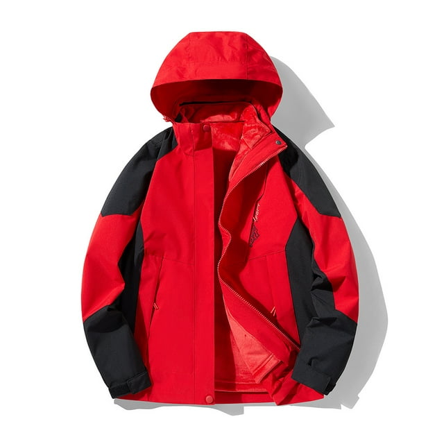 Spring and autumn men's and women's three-in-one detachable two-piece ...