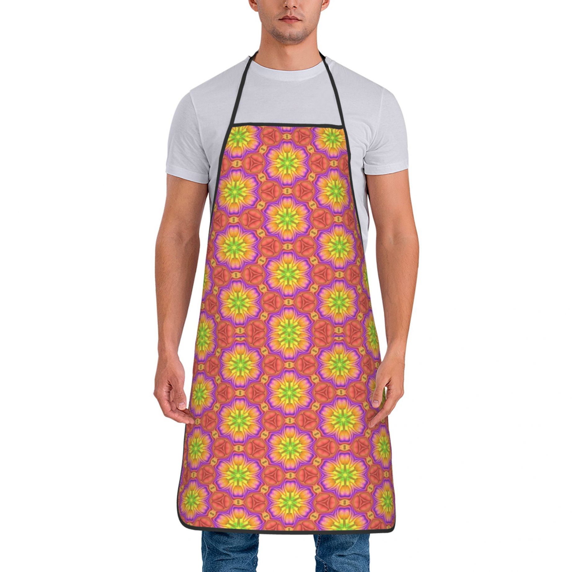 Spring floral background (2) Aprons for Women Men Waterproof Apron ...