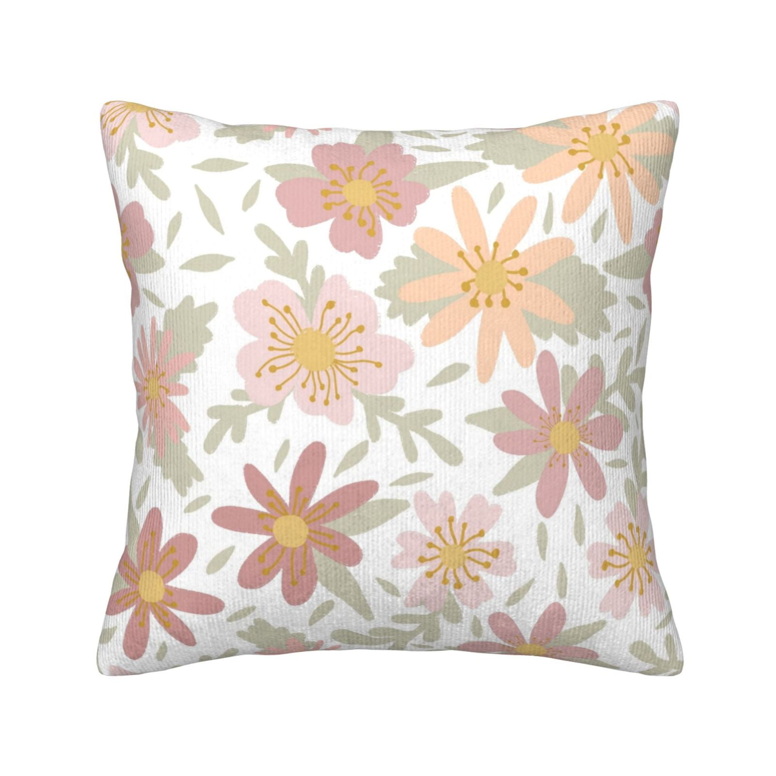 Spring flowers Pillow Covers 18"x18" Waterproof Spring Pillow Cases ...