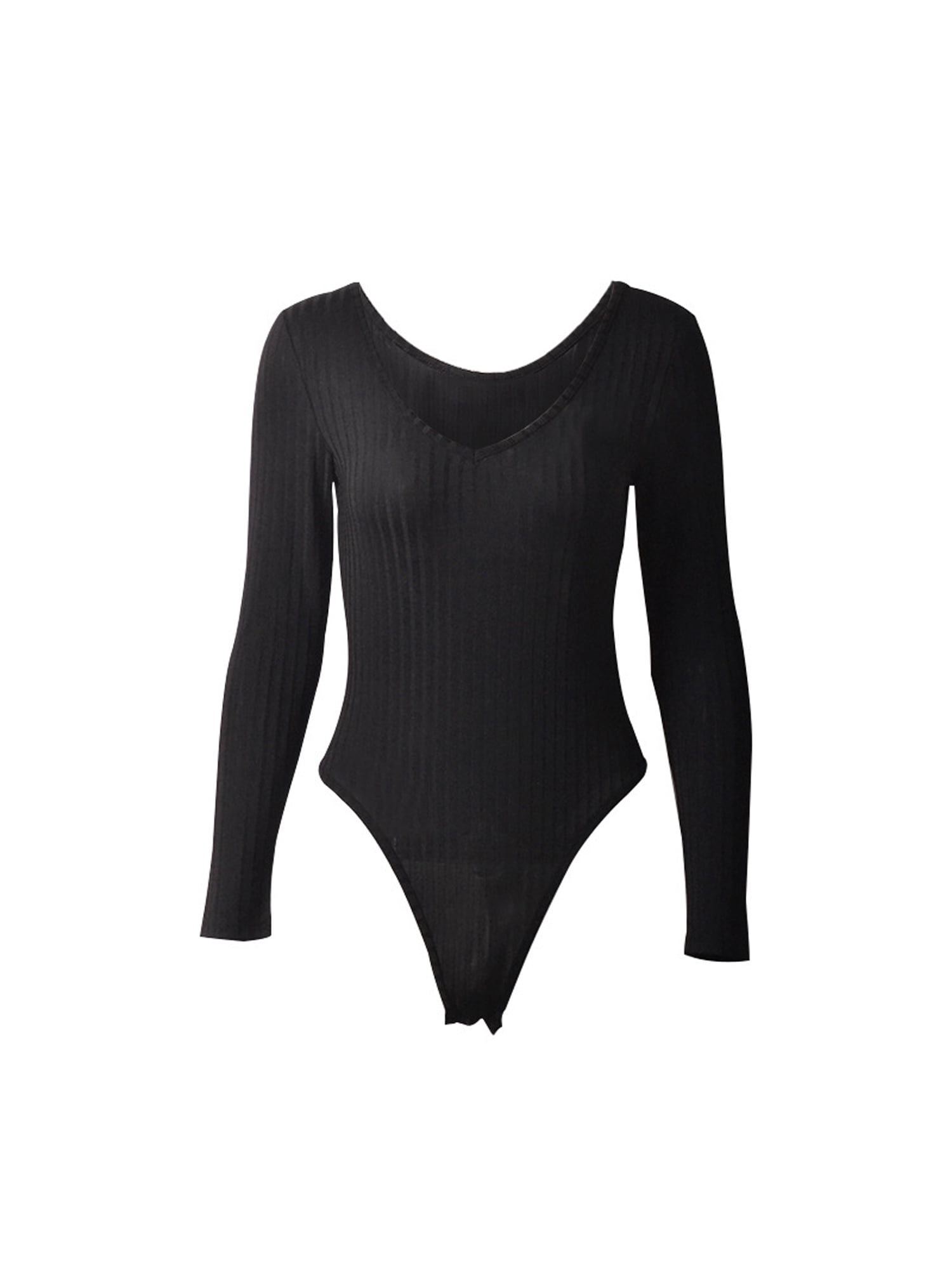 Spring hue Women Knit Long Sleeve Short Romper Jumpsuit Stretch ...