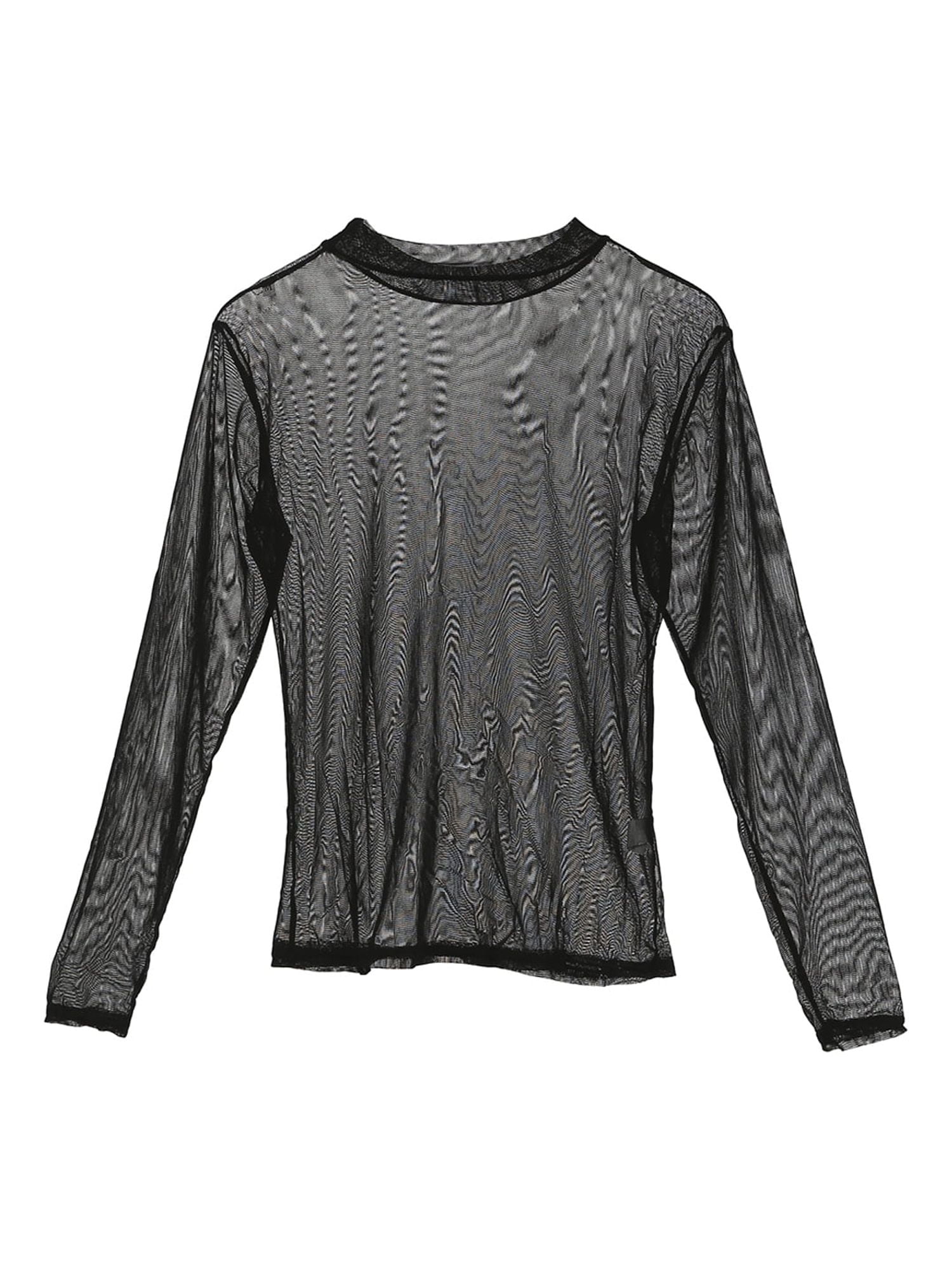 Spring hue Women Mesh Fish Net Slim Bodysuit Leotard Top Long Sleeve ...
