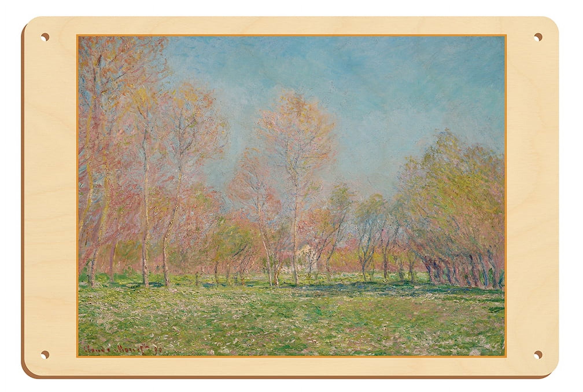 Spring in Giverny France - From an Original Color Painting by Claude ...