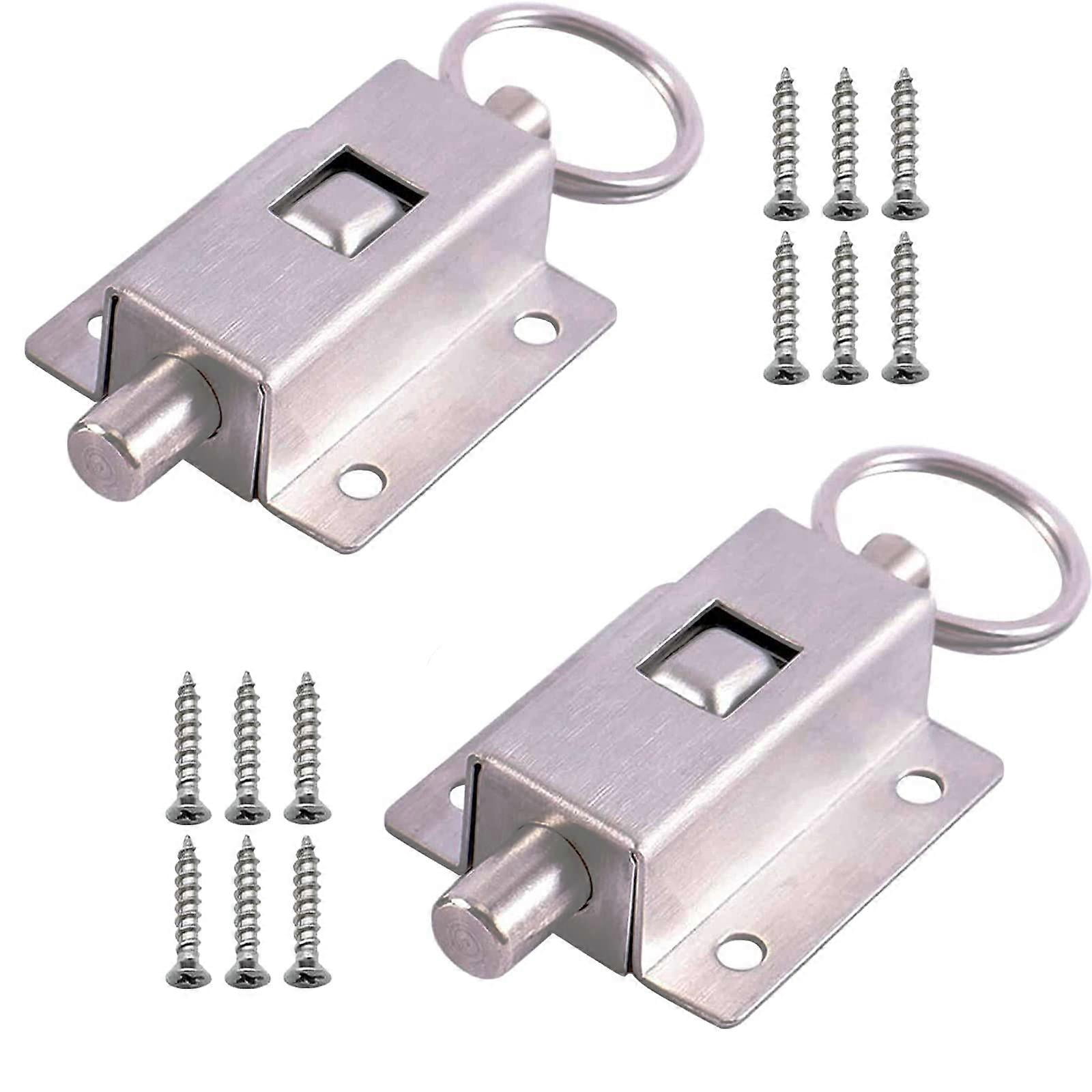 Spring latch, automatic sliding latch, stainless steel sliding spring ...