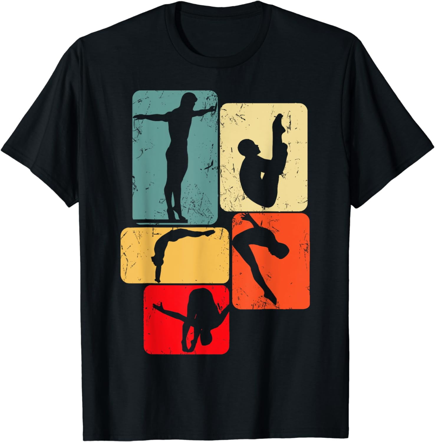 Springboard Diving Springboard Diver Platform Diving T-Shirt - Walmart.com
