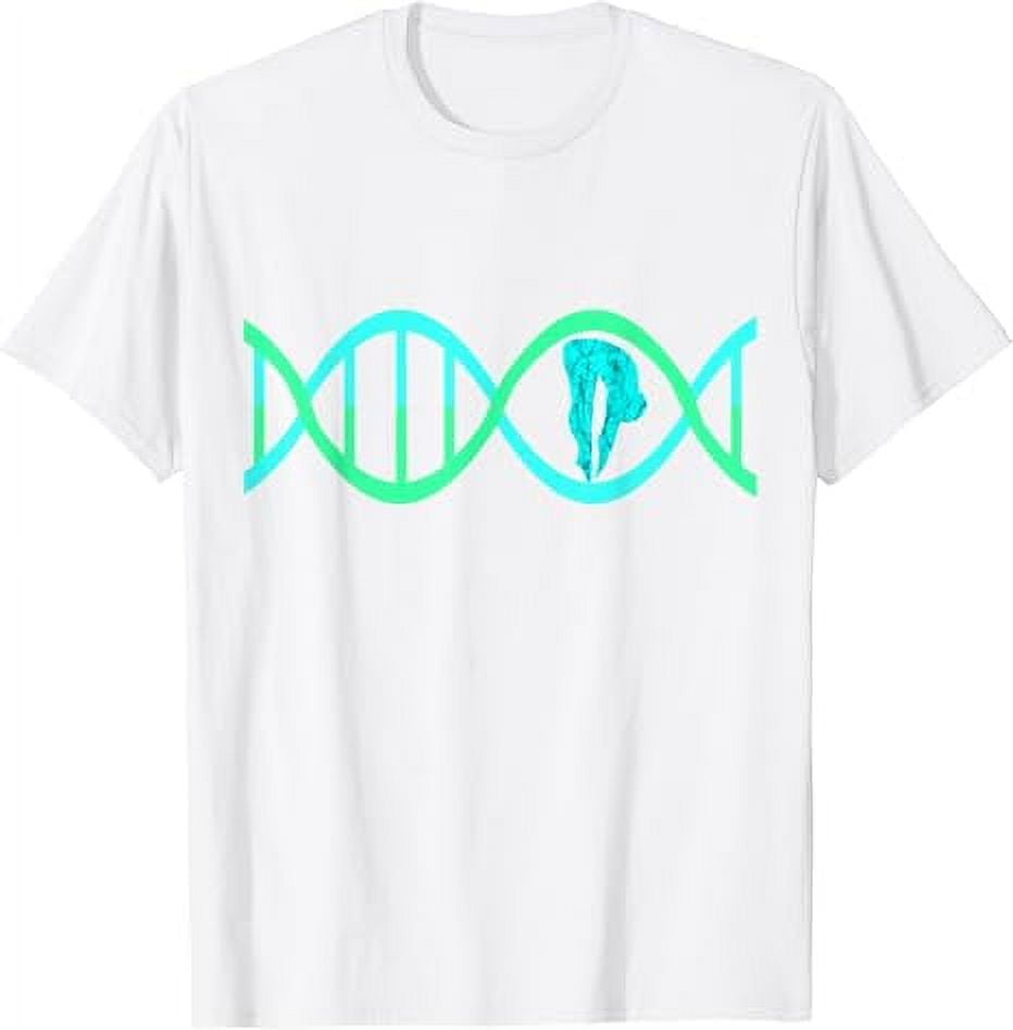 Springboard Platform Diver DNA Diving Genetic Aquatic TShirt - Walmart.com