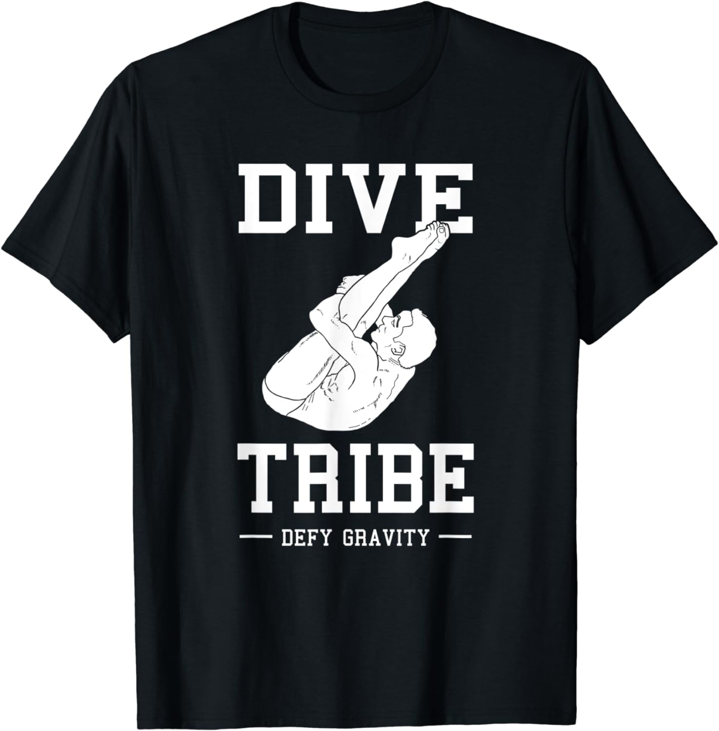 Springboard Platform Diver Gifts: Mens Diving Dive Tribe 2 T-Shirt ...