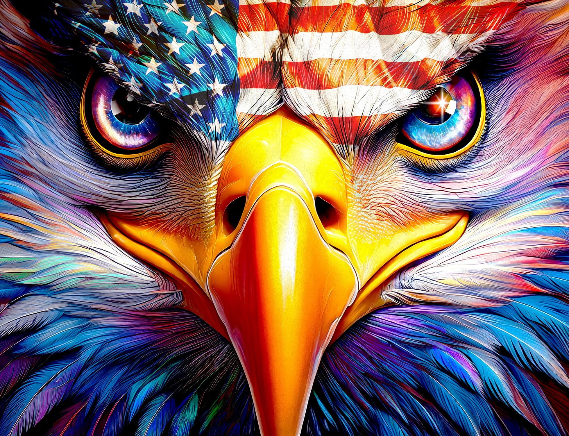 Springbok American Eagle - 1000 Piece Jigsaw Puzzle- Made in USA ...
