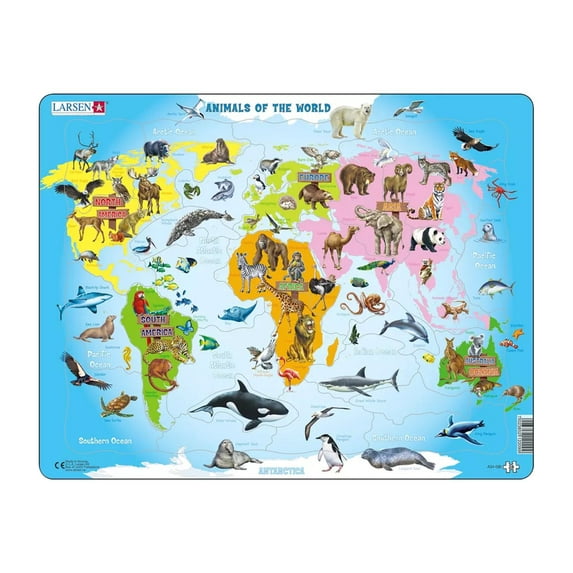Springbok - Animals of the World - jigsaw puzzle - 28 pieces - Walmart.com