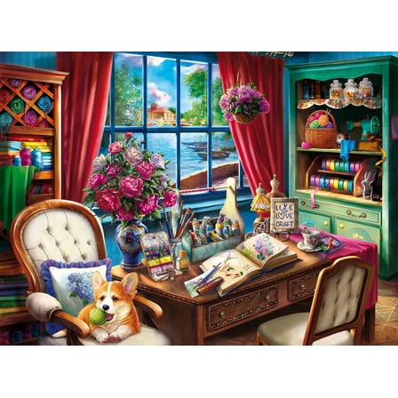 Springbok's Vivid Floral Butterfly Cookies 1000 Piece Jigsaw Puzzle ...
